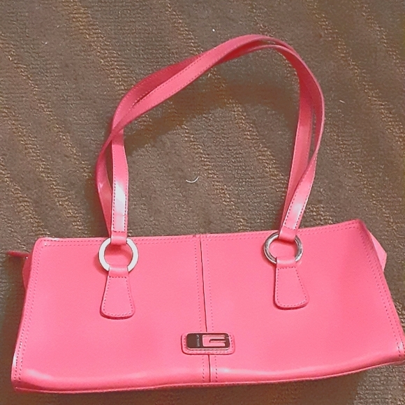 Guess | Bags | Guess Gently Used Medlong Double Zips Hot Neon Pink ...